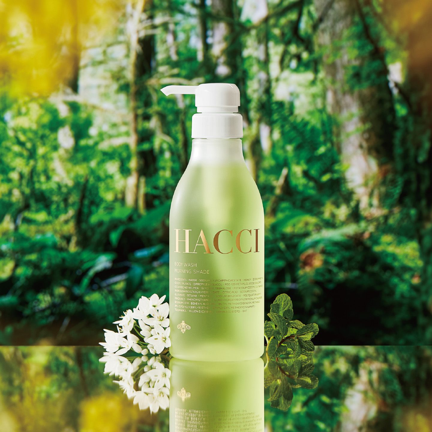 【HACCI】ボディウォッシュ BEE HUG モーニングシェイド誕生｜贅沢な香りで包み込みクールに洗い上げる | Precious.jp（プレシャス）
