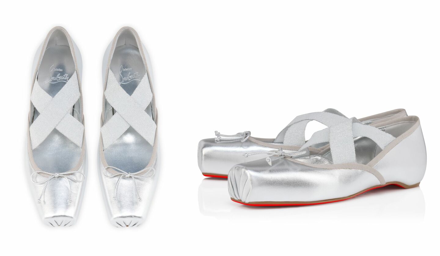 【先行発売】シルバーのバレリーナ フラットが登場！クリスチャン ルブタンの名古屋ブティックがリニューアルオープン | Precious.jp（プレシャス）