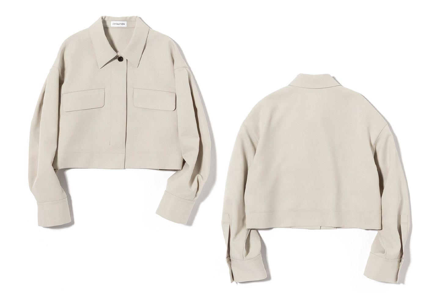 【エストネーション】軽く羽織れる春待ちアウター｜穏やかなエクリュトーンが洗練を導くブルゾン＆ミドル丈コート | Precious.jp（プレシャス）