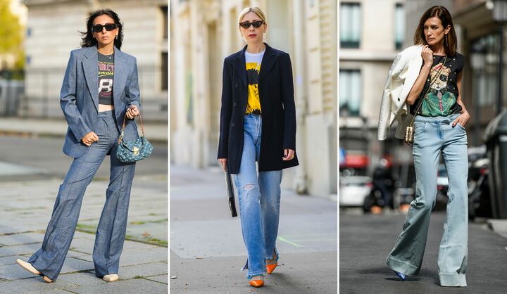 「ジャケット×プリントTシャツ」でセンスよく！こなれカジュアル3選【海外スナップ】 | Precious.jp（プレシャス）