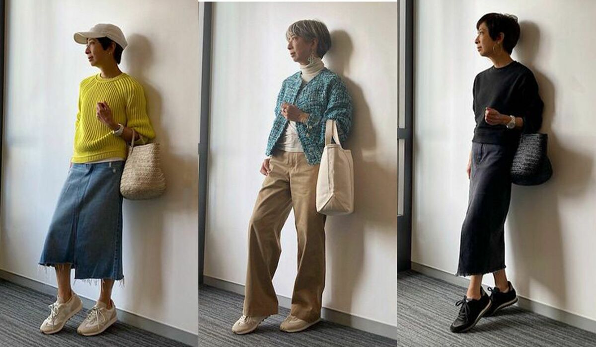 【身長152cmの着こなし・まとめ】爽やかな季節に「今すぐマネしたい！」エディターJのスニーカーコーデ5選 | Precious.jp（プレシャス）