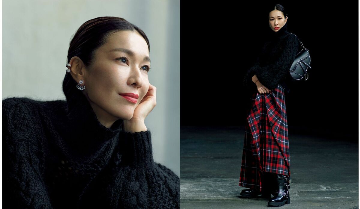 山本未來さん『Precious』初登場！【「黒タートル」で魅せる美しき大人の佇まい】を高橋リタさんがスタイリング | Precious.jp（プレシャス）