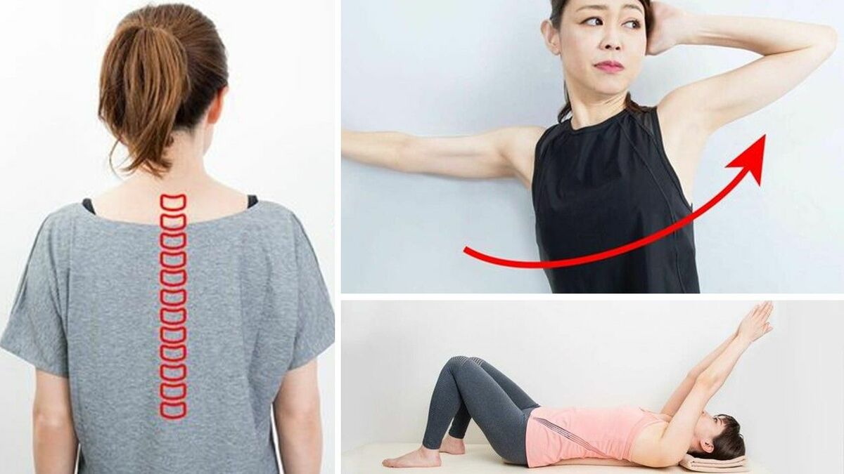 硬くなった胸椎をほぐす！ストレッチ法【やり方4選】 | Precious.jp（プレシャス）