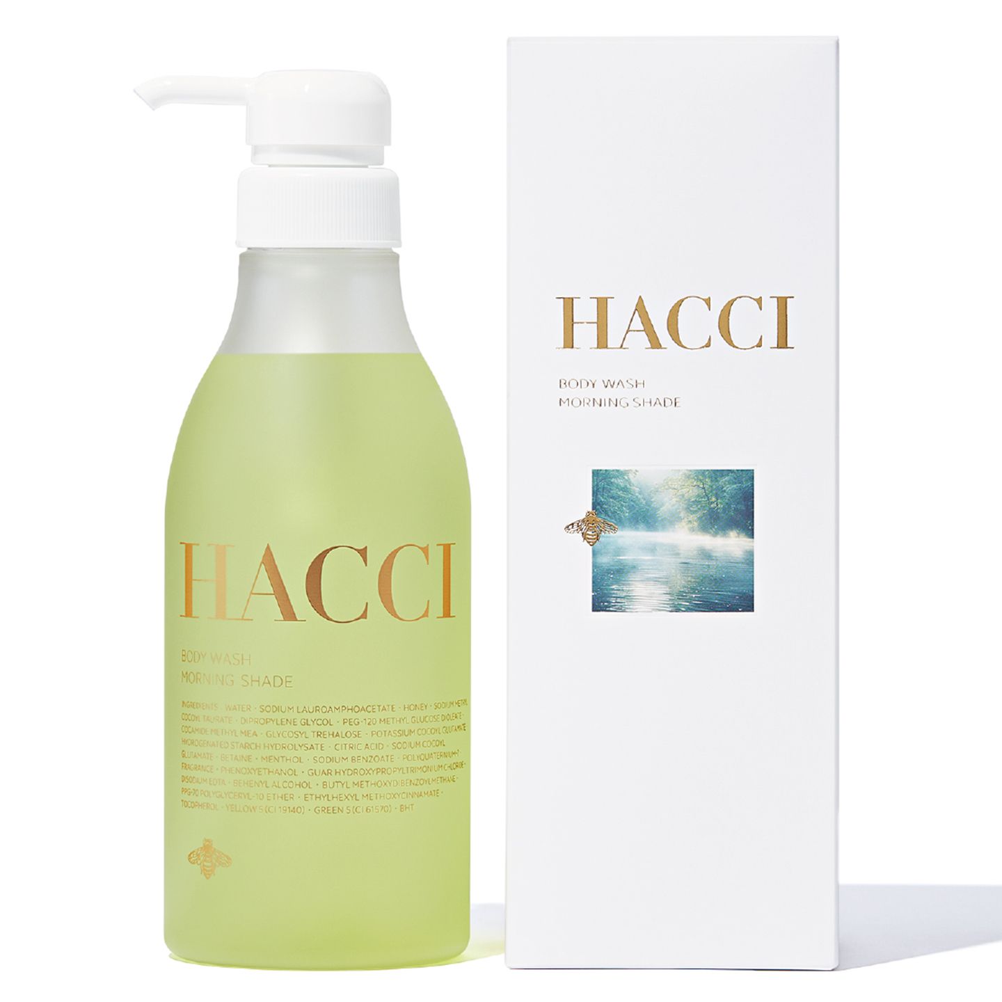 【HACCI】ボディウォッシュ BEE HUG モーニングシェイド誕生｜贅沢な香りで包み込みクールに洗い上げる | Precious.jp（プレシャス）