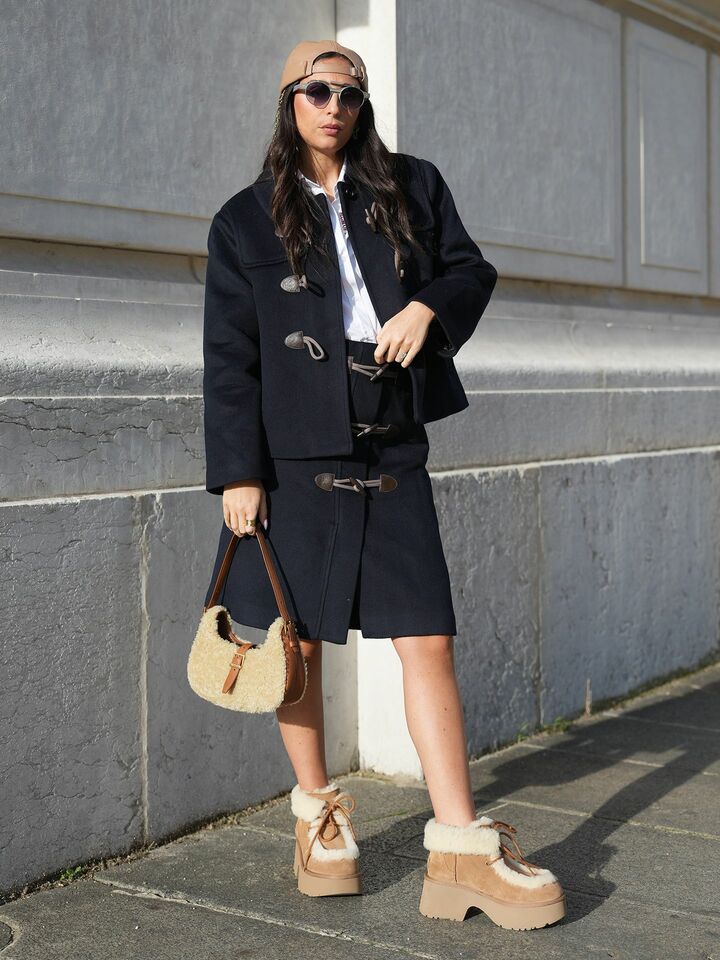 ×スカートが新鮮！「ショートブーツ」の最旬コーデ3選【海外スナップ】 | Precious.jp（プレシャス）